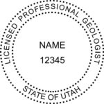 UTAH Trodat Self-inking Licensed Professional Geologist Stamp - Winmark ...