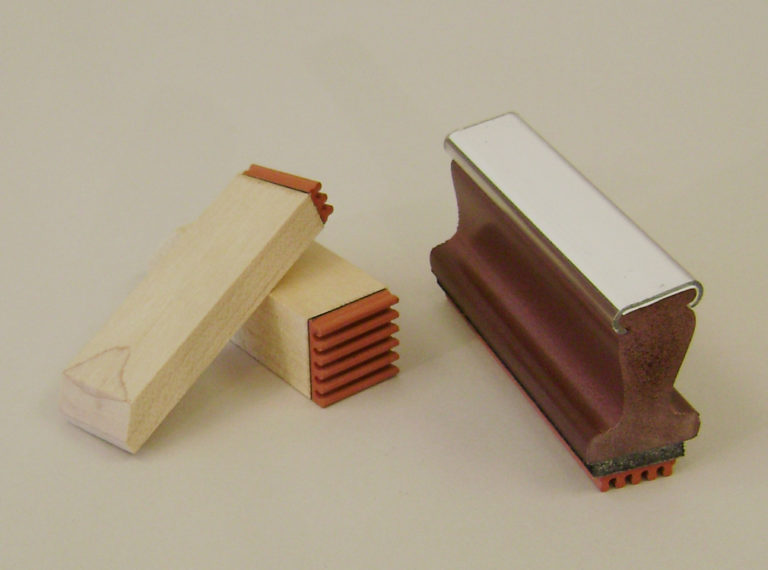 4" Wide 2 Line Ribtype Stamp Mounts - Winmark Stamp & Sign - Stamps and ...