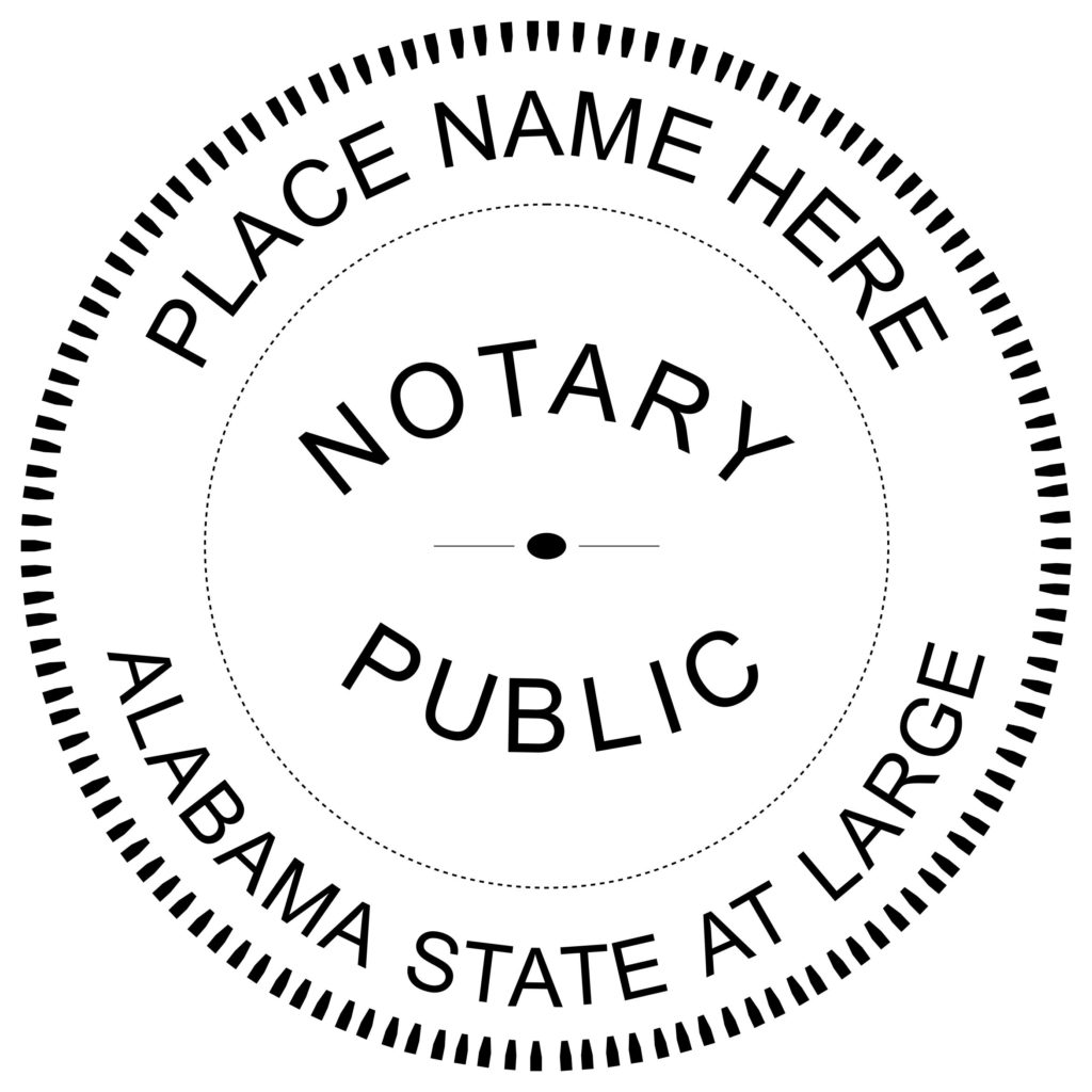 Alabama Notary Embosser - Winmark Stamp & Sign - Stamps and Signs