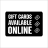 Gift Cards Available Online temporary sign - Winmark Stamp & Sign ...