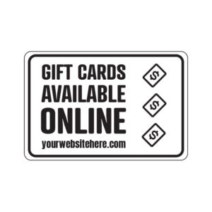 Gift Cards Available Online with custom website landscape temporary ...