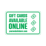 Gift Cards Available Online with custom website landscape temporary ...