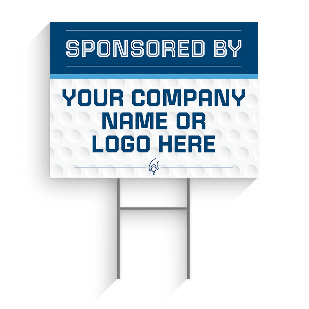 Sponsored By Golf Tournament Signs Design #3 - Winmark Stamp & Sign ...